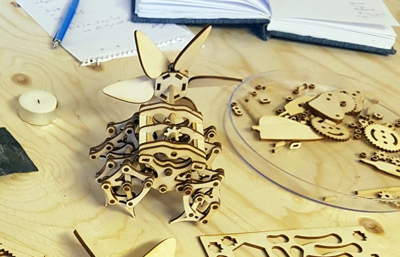Induku Wooden Models – Strandbeest – Induku Design
