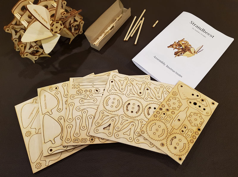 Induku Wooden Models – Strandbeest – Induku Design